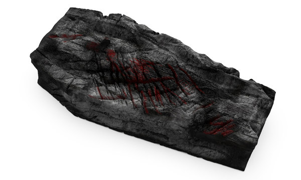 3D heavily burnt coffin model - TurboSquid 1343263