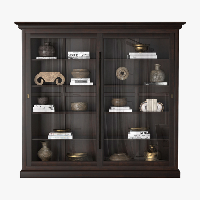Double vitrine 3D - TurboSquid 1343392