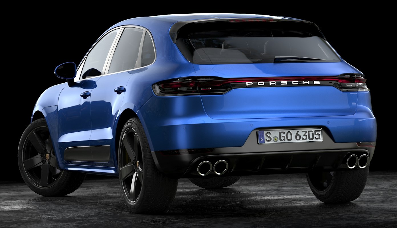 2019 porsche macan 3D model - TurboSquid 1343483