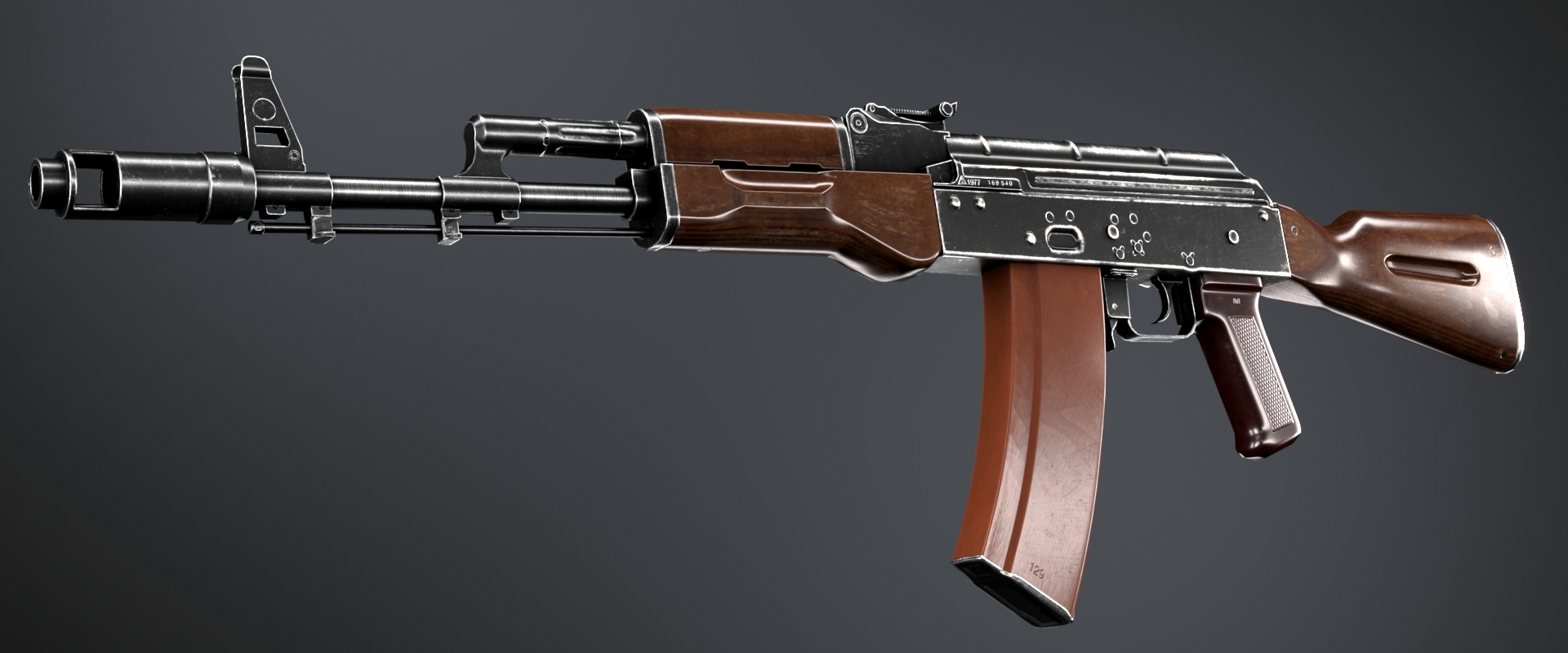 Low-poly ak-74n ak 3D - TurboSquid 1321349