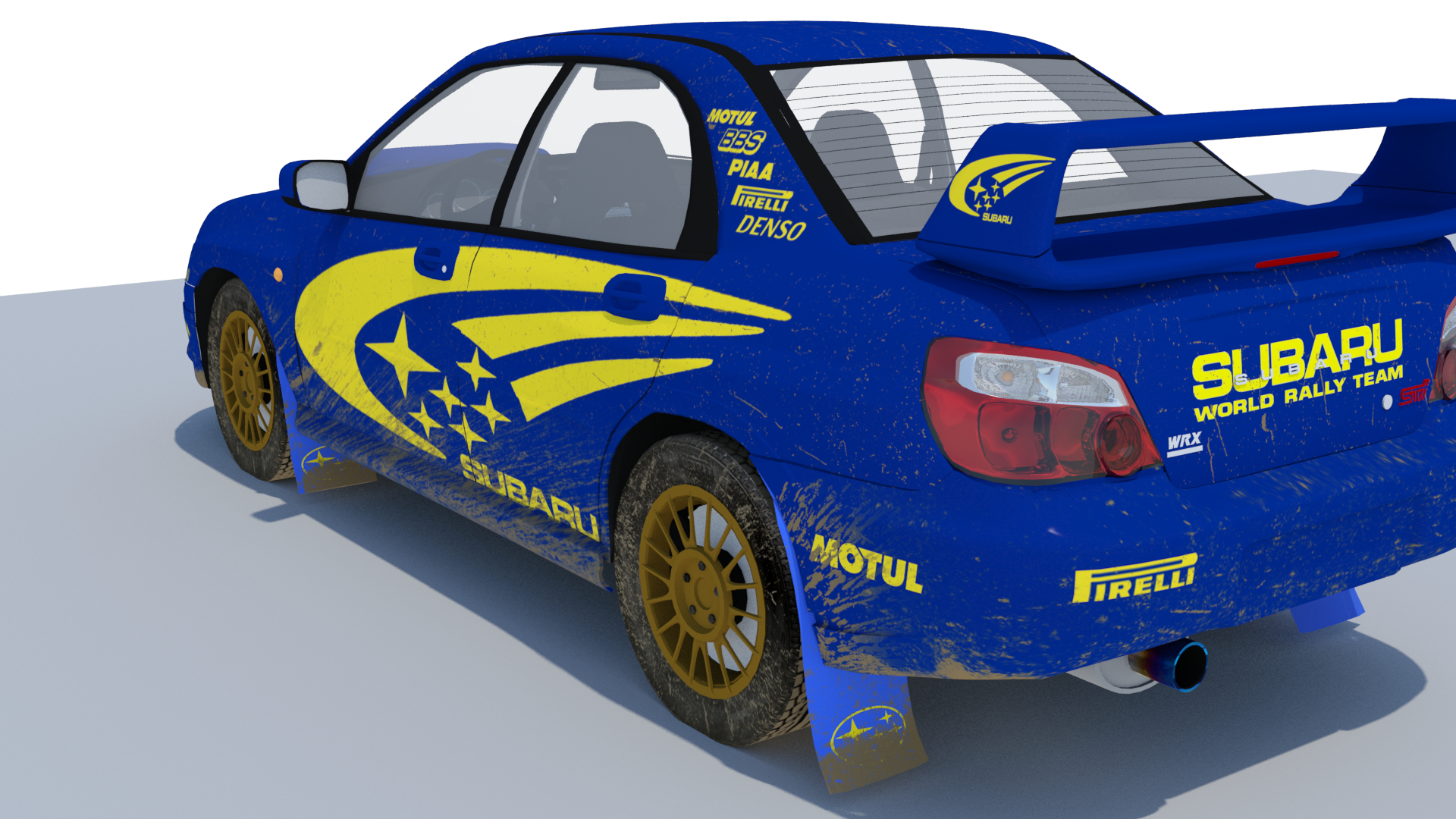 3D subaru impreza rally stylized - TurboSquid 1343654
