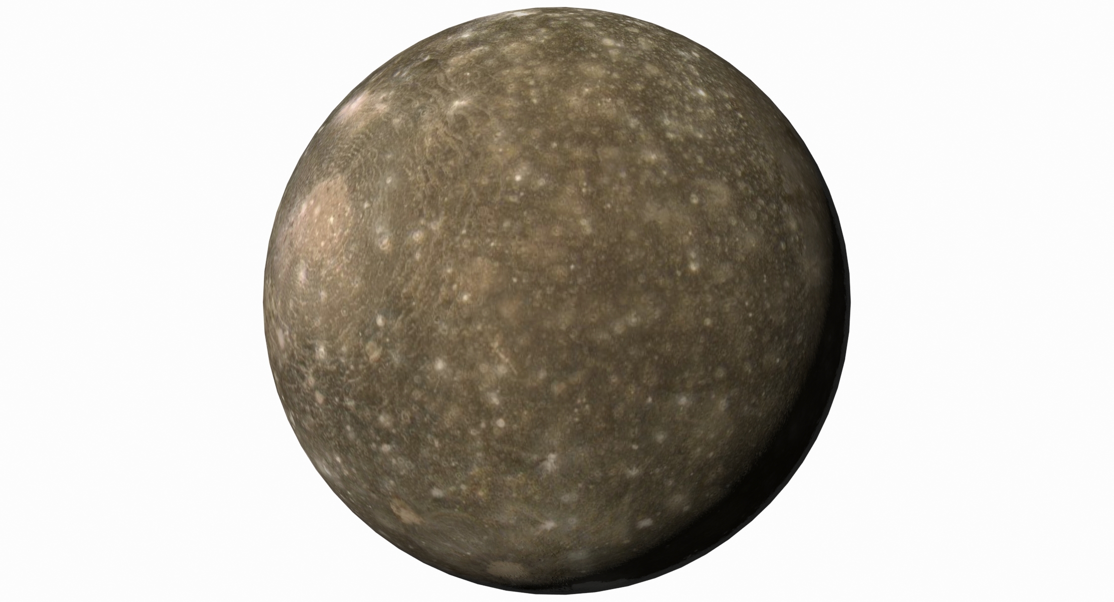 3D model callisto j4 jupiter moon - TurboSquid 1343737