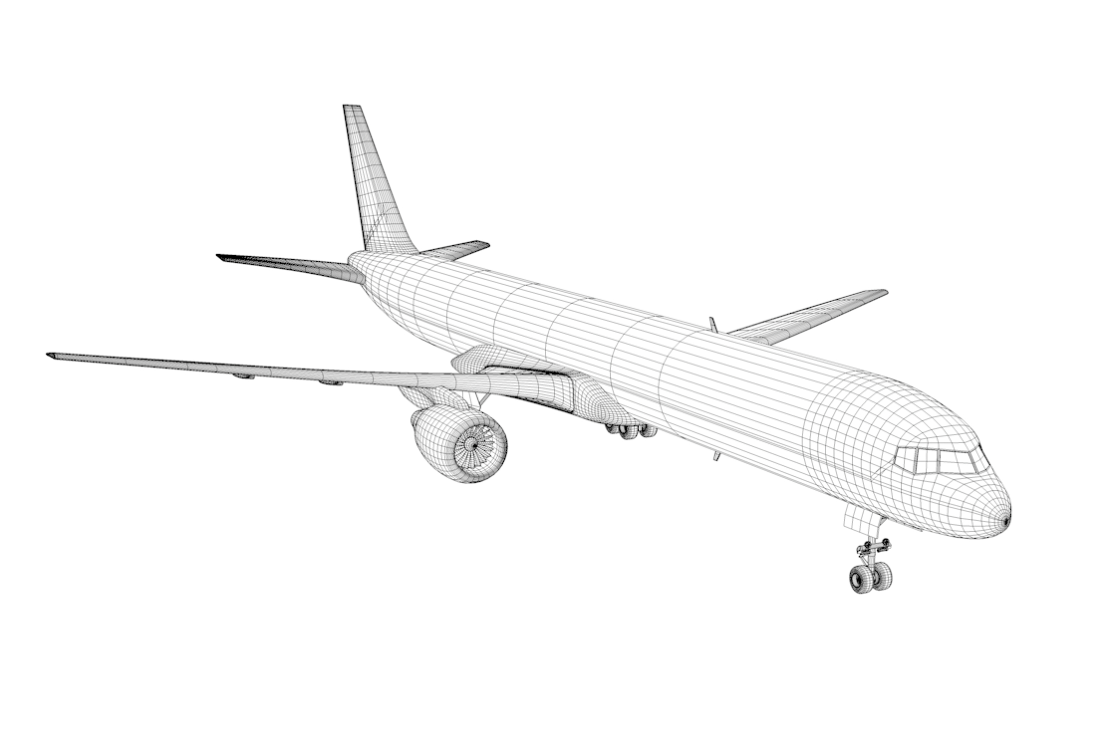 avião Modelo 3D - TurboSquid 1343790