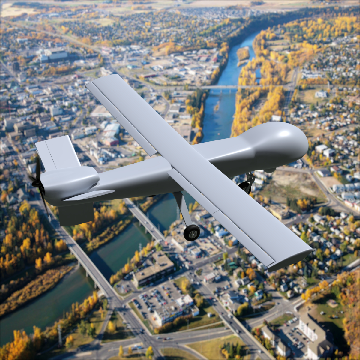 Unmanned uav 3D model - TurboSquid 1344005