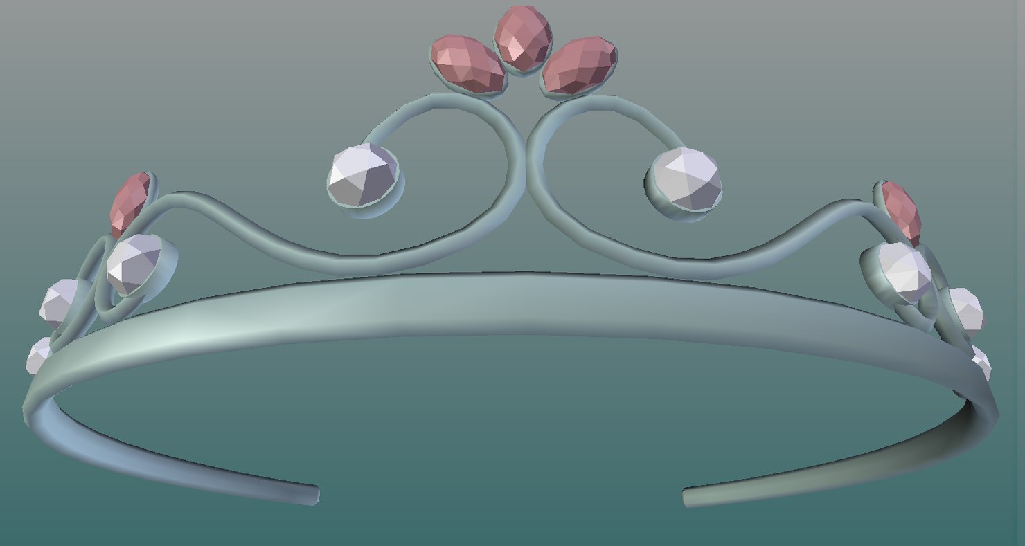 3d Tiara Model Turbosquid 1339817