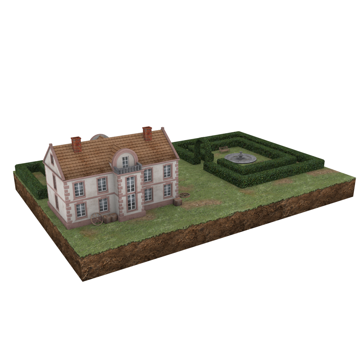 Manison - diorama 3D model - TurboSquid 1344252