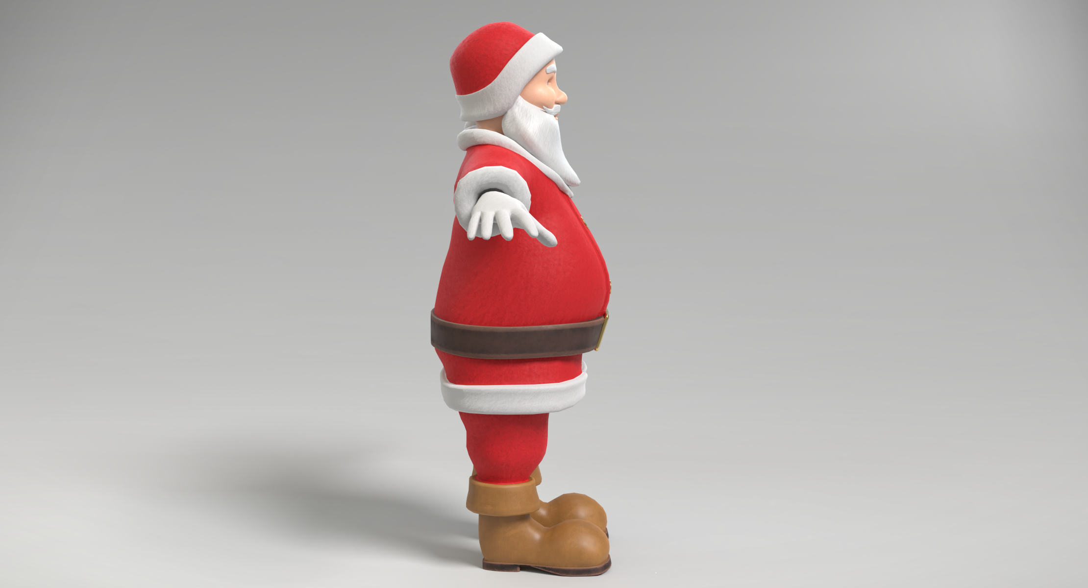 3d santa claus model