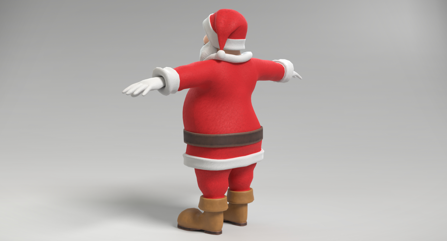 3d santa claus model