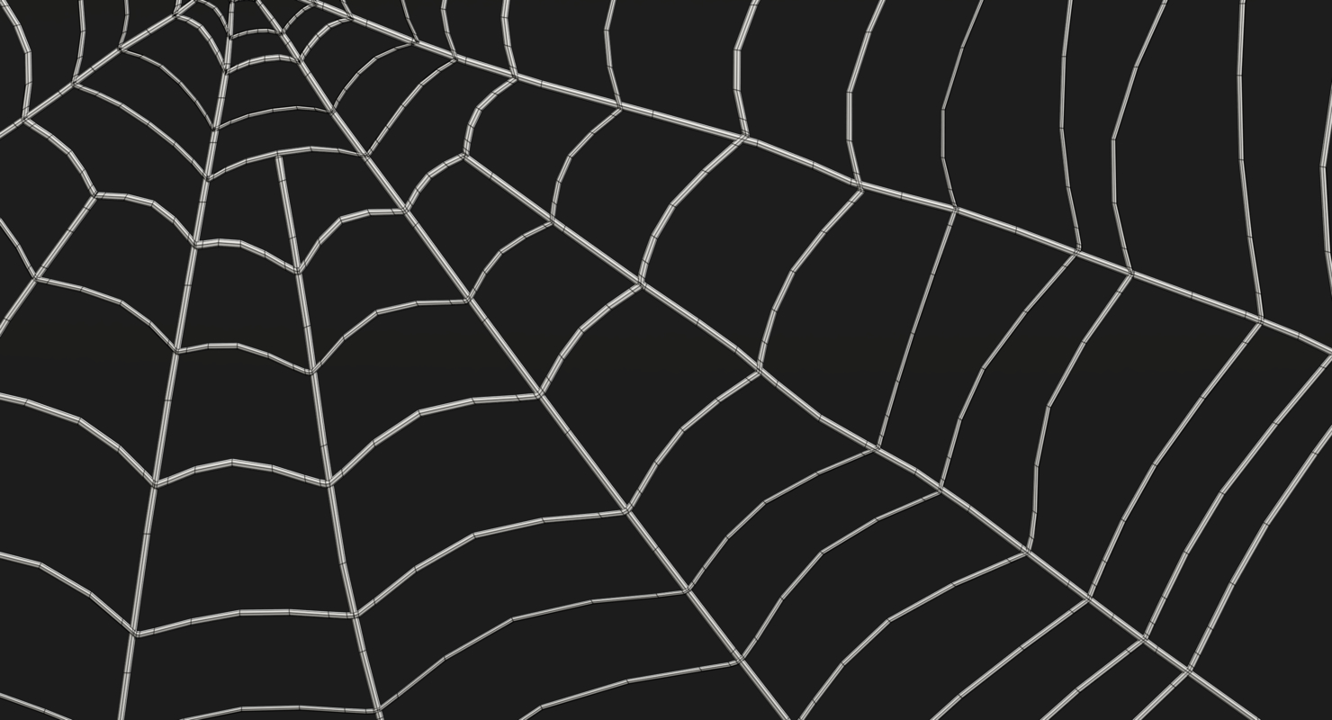 3D spider web model - TurboSquid 1344251