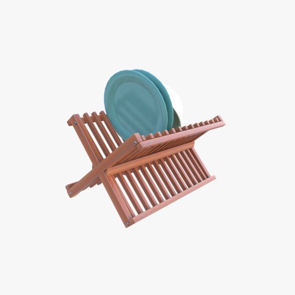 dishes rack 3d model