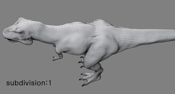 V-ray rigged rex 3D model - TurboSquid 1344302