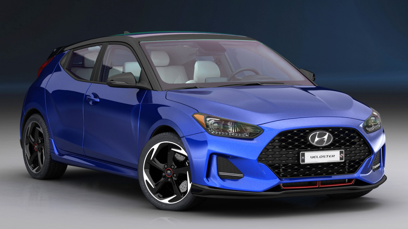 Hyundai veloster turbo 2019 3D model - TurboSquid 1344395