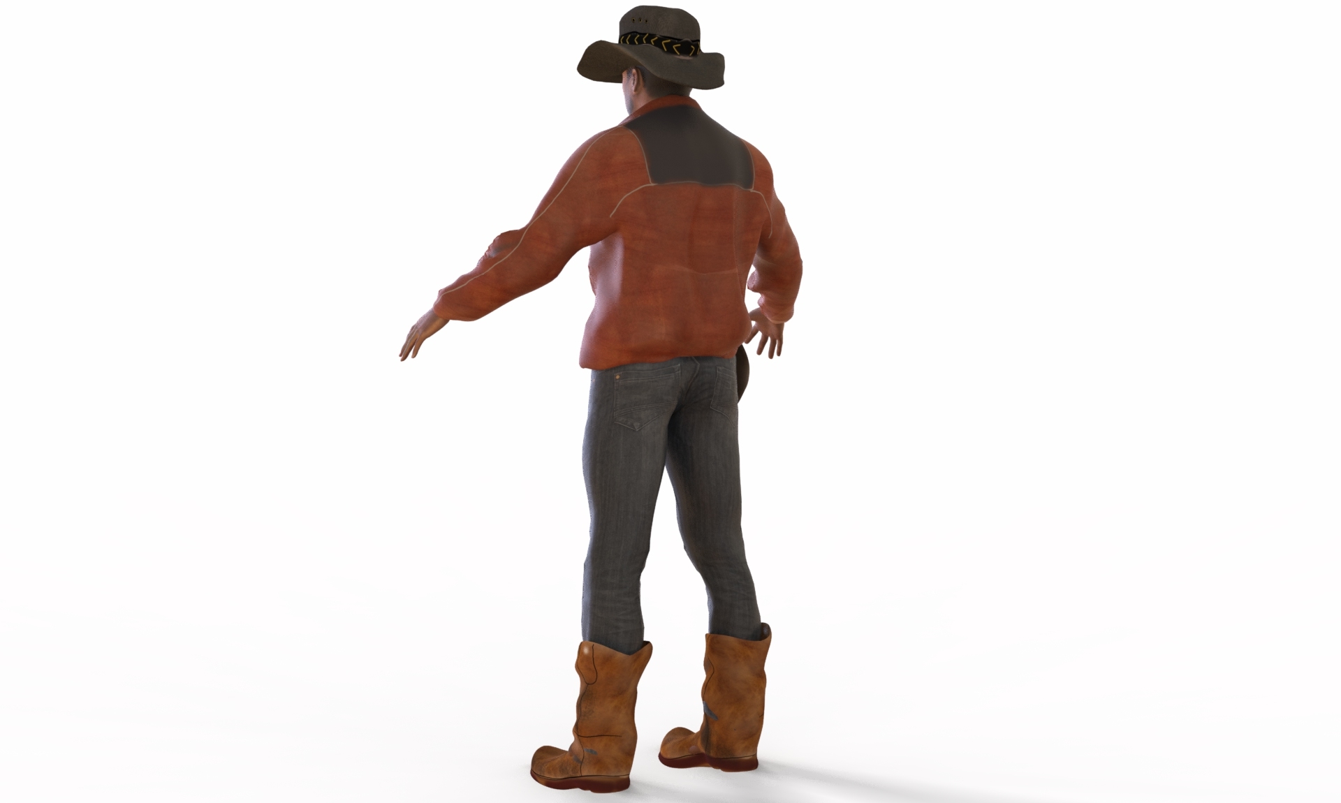 Realistic cowboy model - TurboSquid 1344438