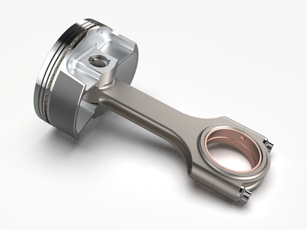 Engine Piston Connecting Rod 3D TurboSquid 1345164