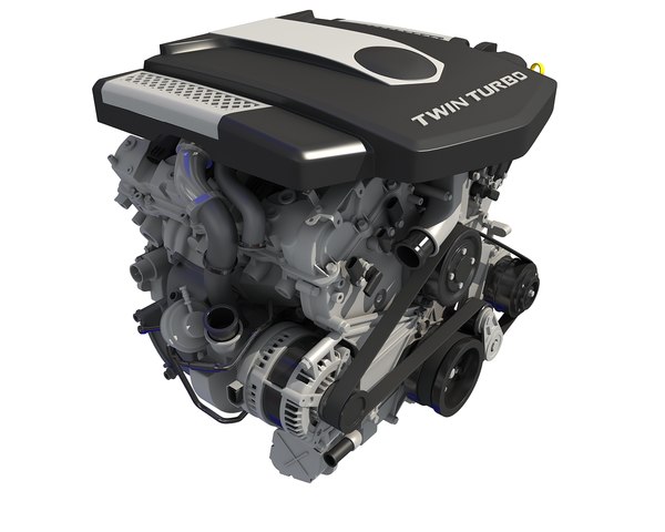 3D model v6 engine - TurboSquid 1344386