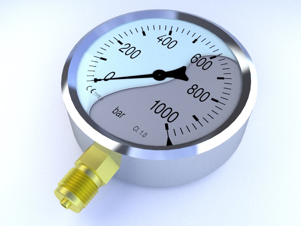 3D manometer model - TurboSquid 1344504