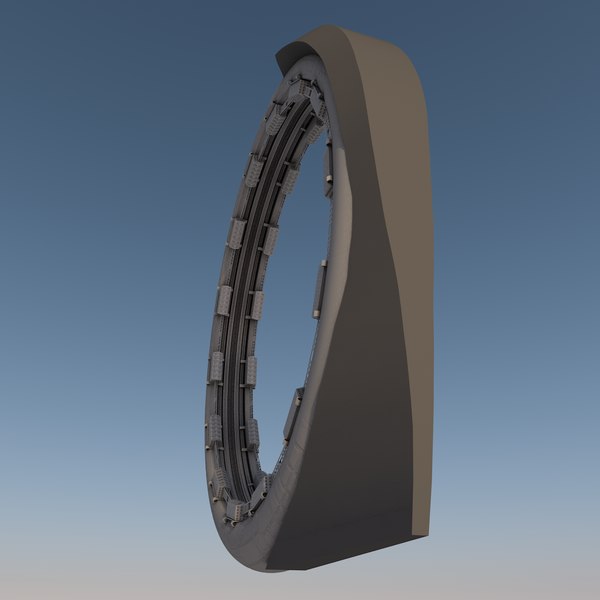 3dsmax warp gate sci-fi