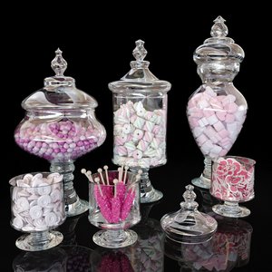 3ds max pottery barn apothecary jars