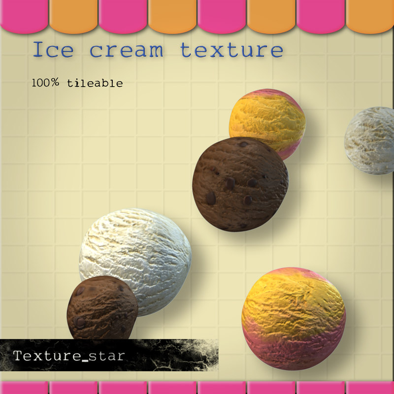 Texture ice cream cone