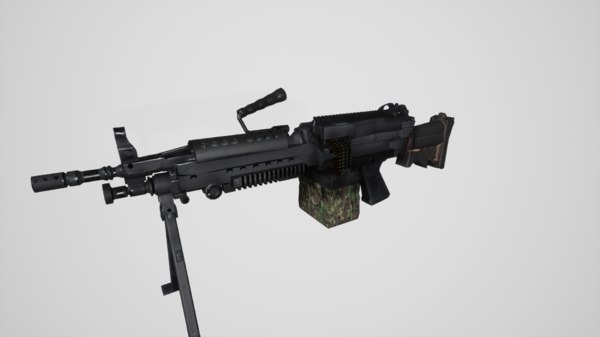 3D m249 weapon model - TurboSquid 1345053