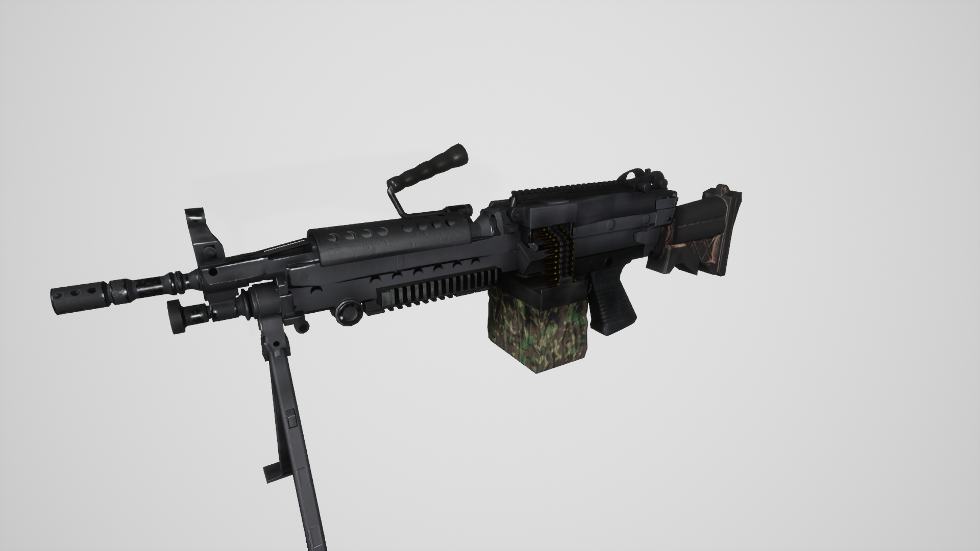 3D m249 weapon model - TurboSquid 1345053