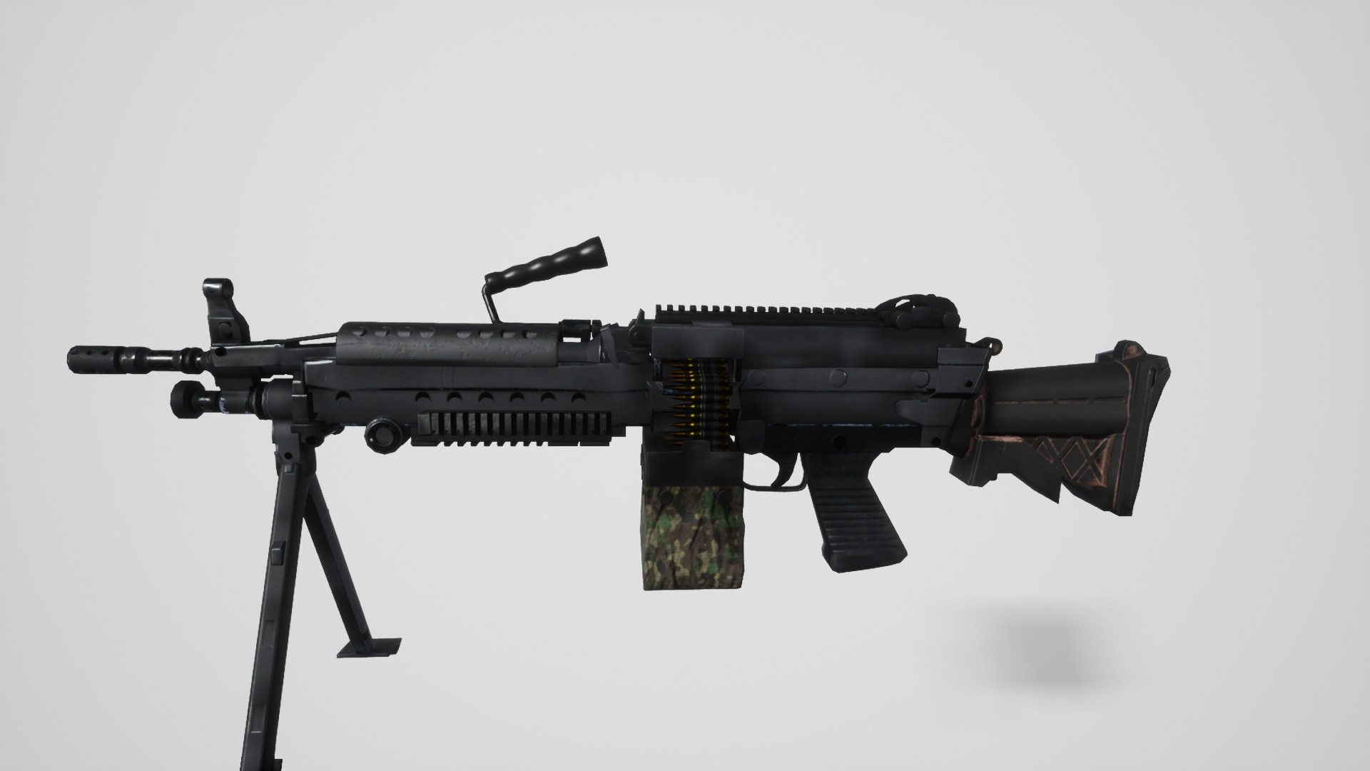 3D m249 weapon model - TurboSquid 1345053