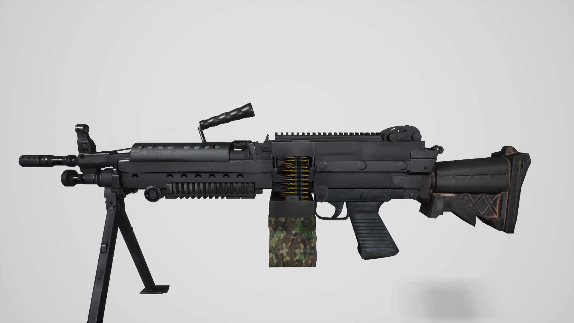 3D m249 weapon model - TurboSquid 1345053