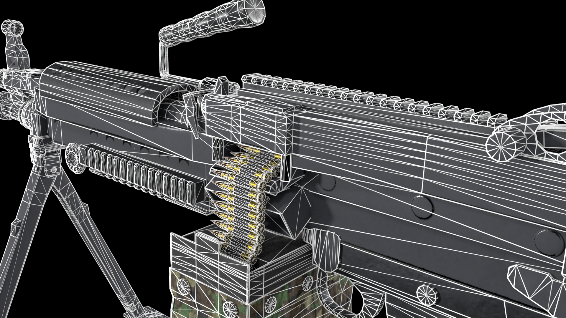 3D m249 weapon model - TurboSquid 1345053