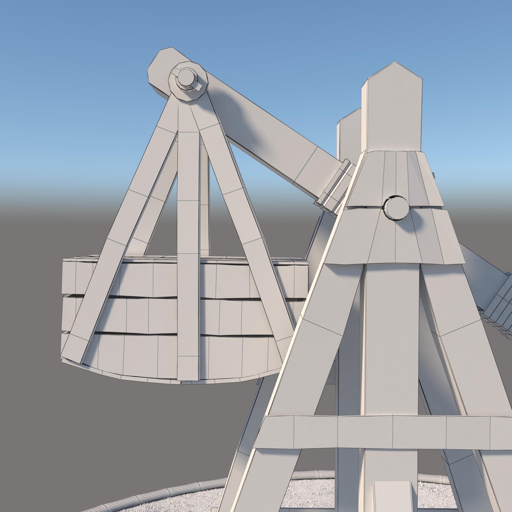 3D medieval catapult model - TurboSquid 1344898
