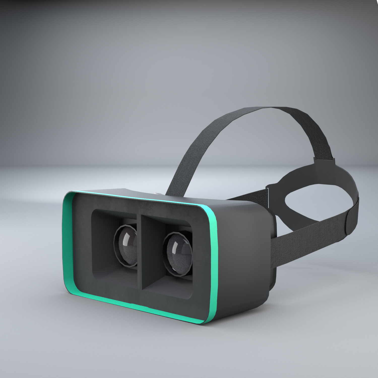 Free vr headset simple 3D model - TurboSquid 1344937