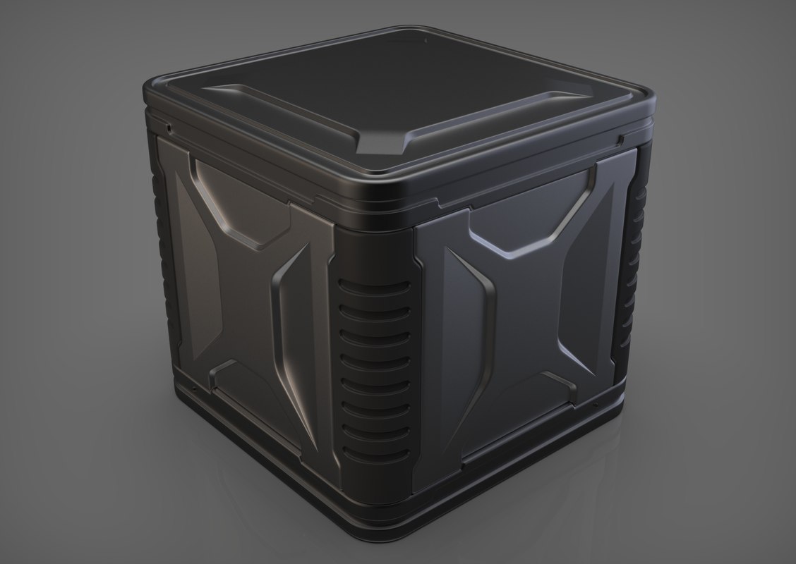 Sci-fi container box 3D model - TurboSquid 1345110