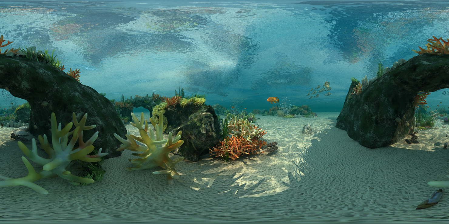 3D ocean floor coral reefs - TurboSquid 1345106