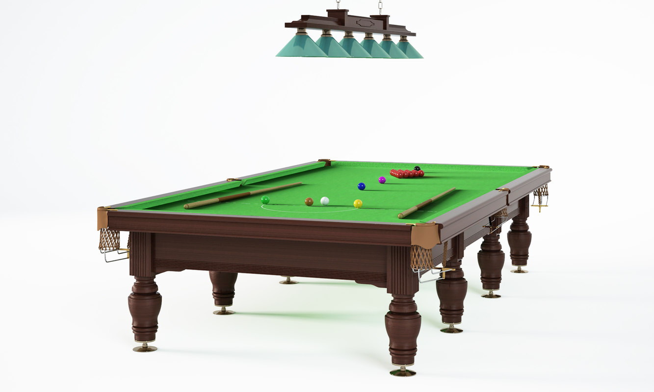 Snooker table 3D - TurboSquid 1345074