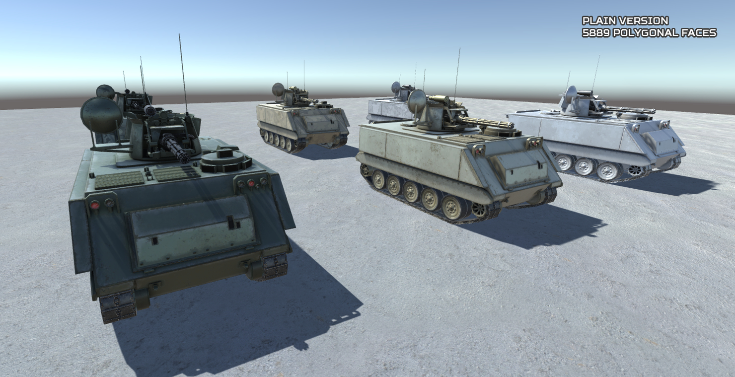 VADS Low Poly M163 Modelo 3D - TurboSquid 1345129