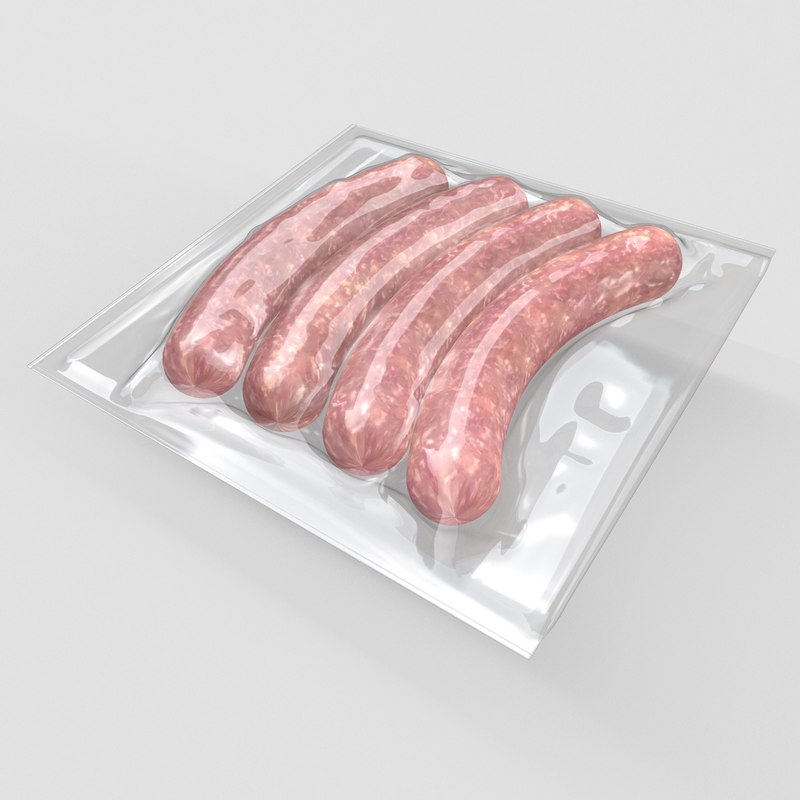 Packaging sausage bag 3D model - TurboSquid 1342741