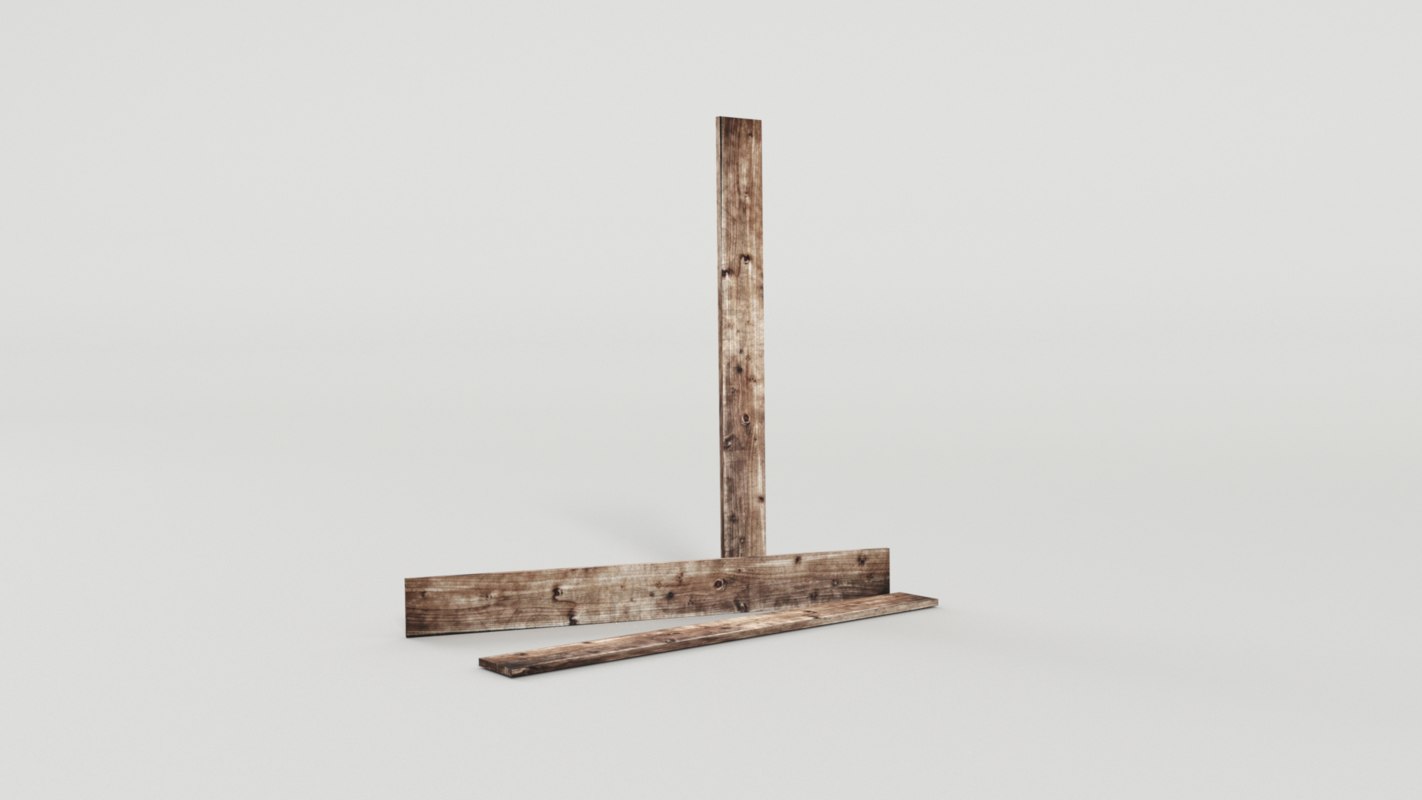 Wooden plank 3D model - TurboSquid 1345216