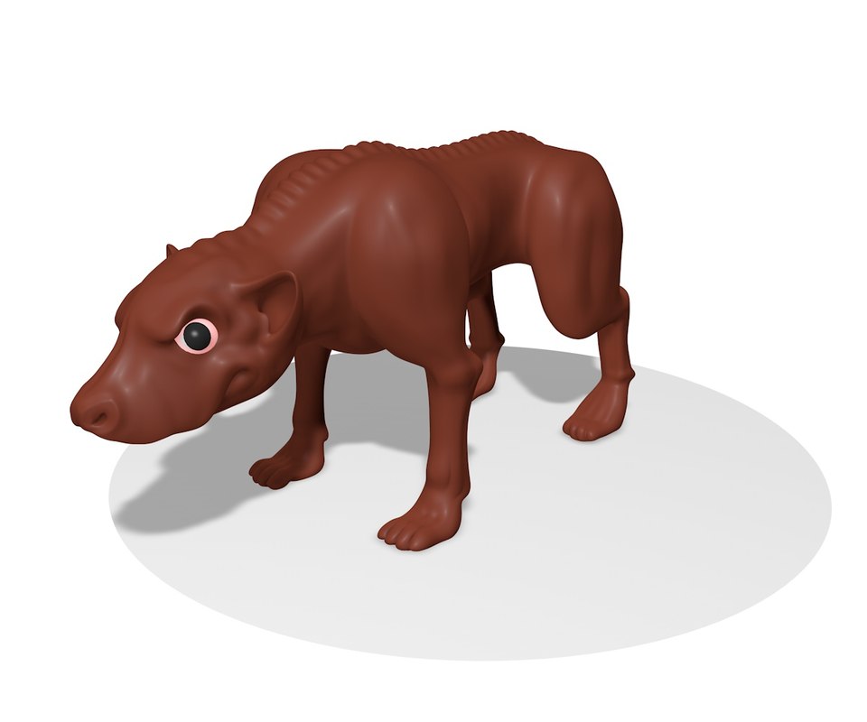 modelo 3d Perro monstruo - TurboSquid 1345236
