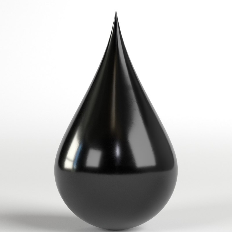 Stylized ink drop 3D model - TurboSquid 1345222