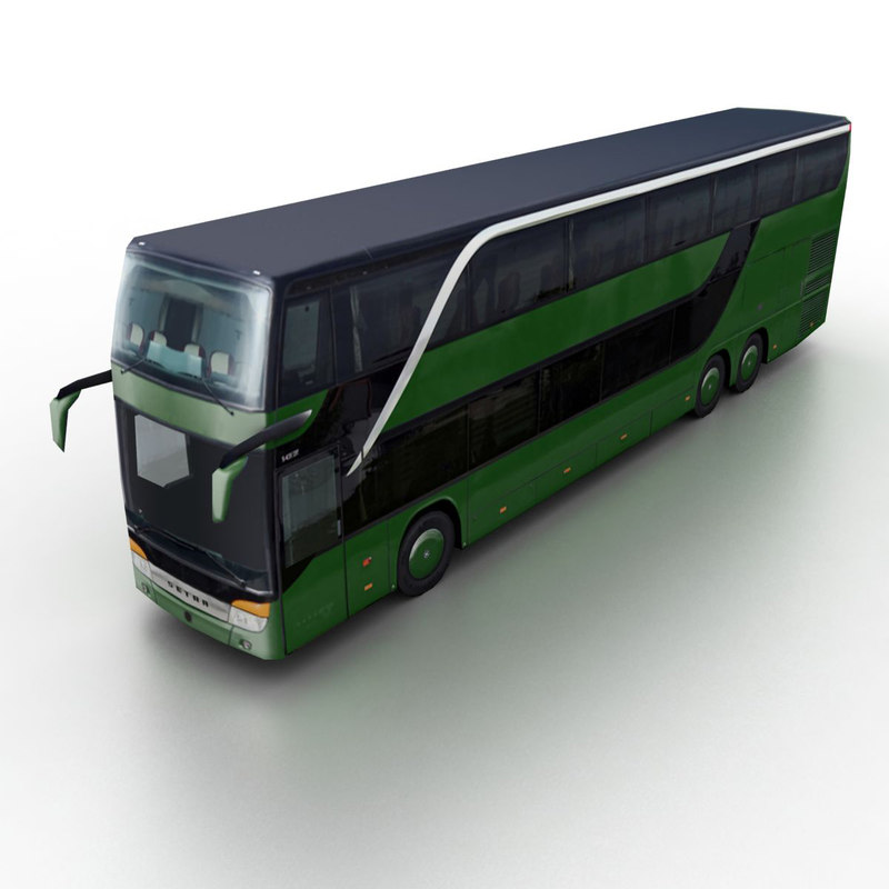 setra 431d bus 3d model