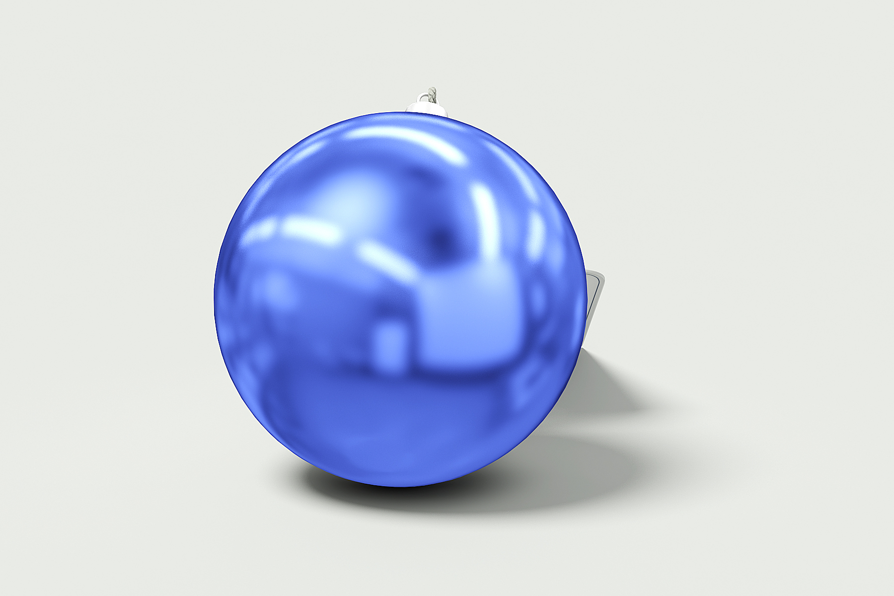 3D blue christmas bauble - TurboSquid 1345613