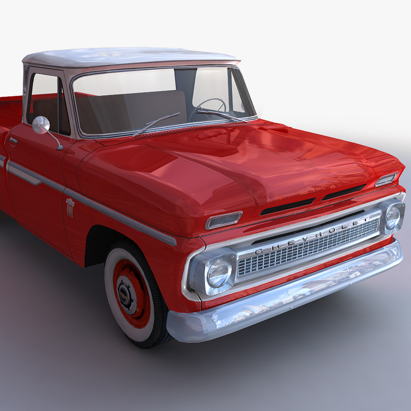 3D chevy c10 pickup model - TurboSquid 1321034