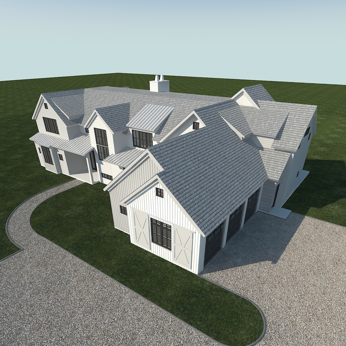 3D house farm model - TurboSquid 1345993