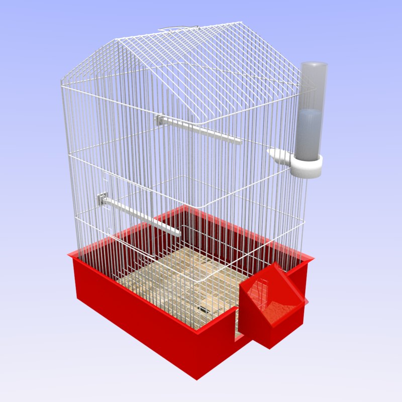 Bird cage 3D model - TurboSquid 1346002