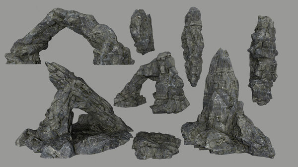 rock 1 3d obj