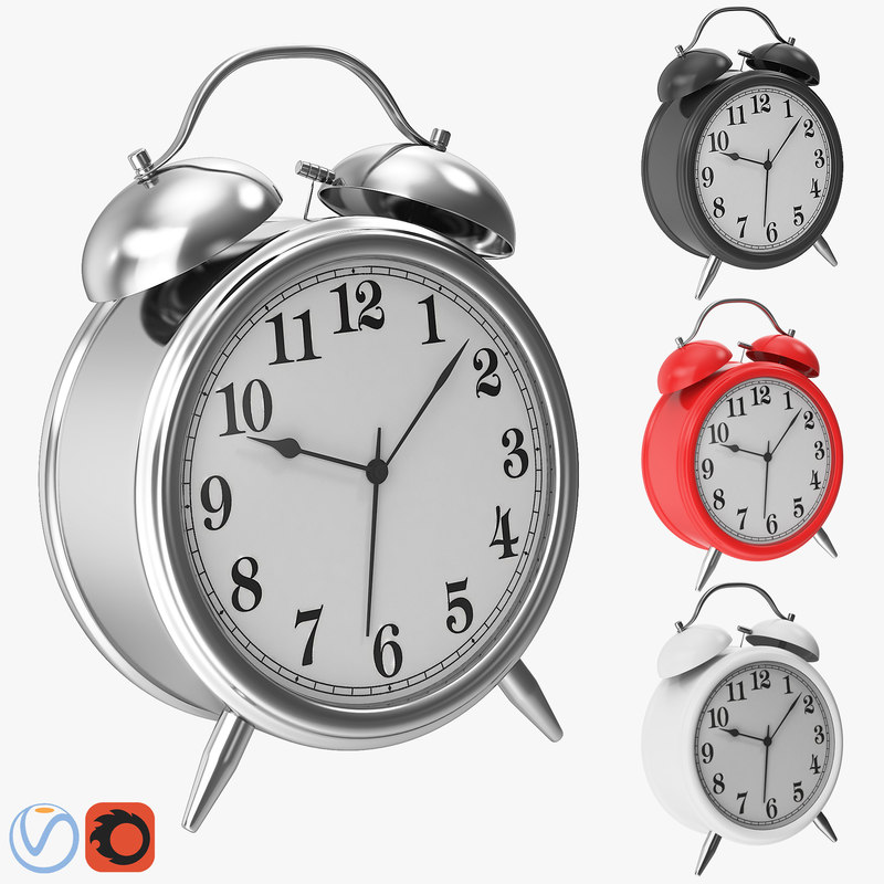3D model alarm clock - TurboSquid 1346187