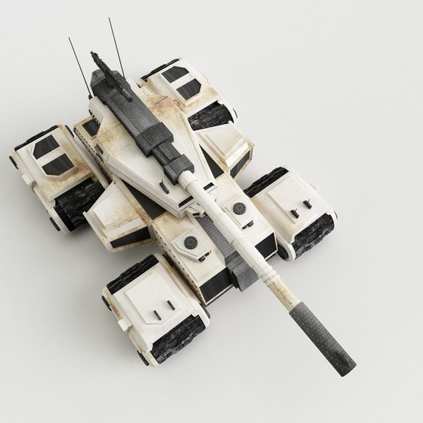 3D sci-fi future tank - TurboSquid 1346193