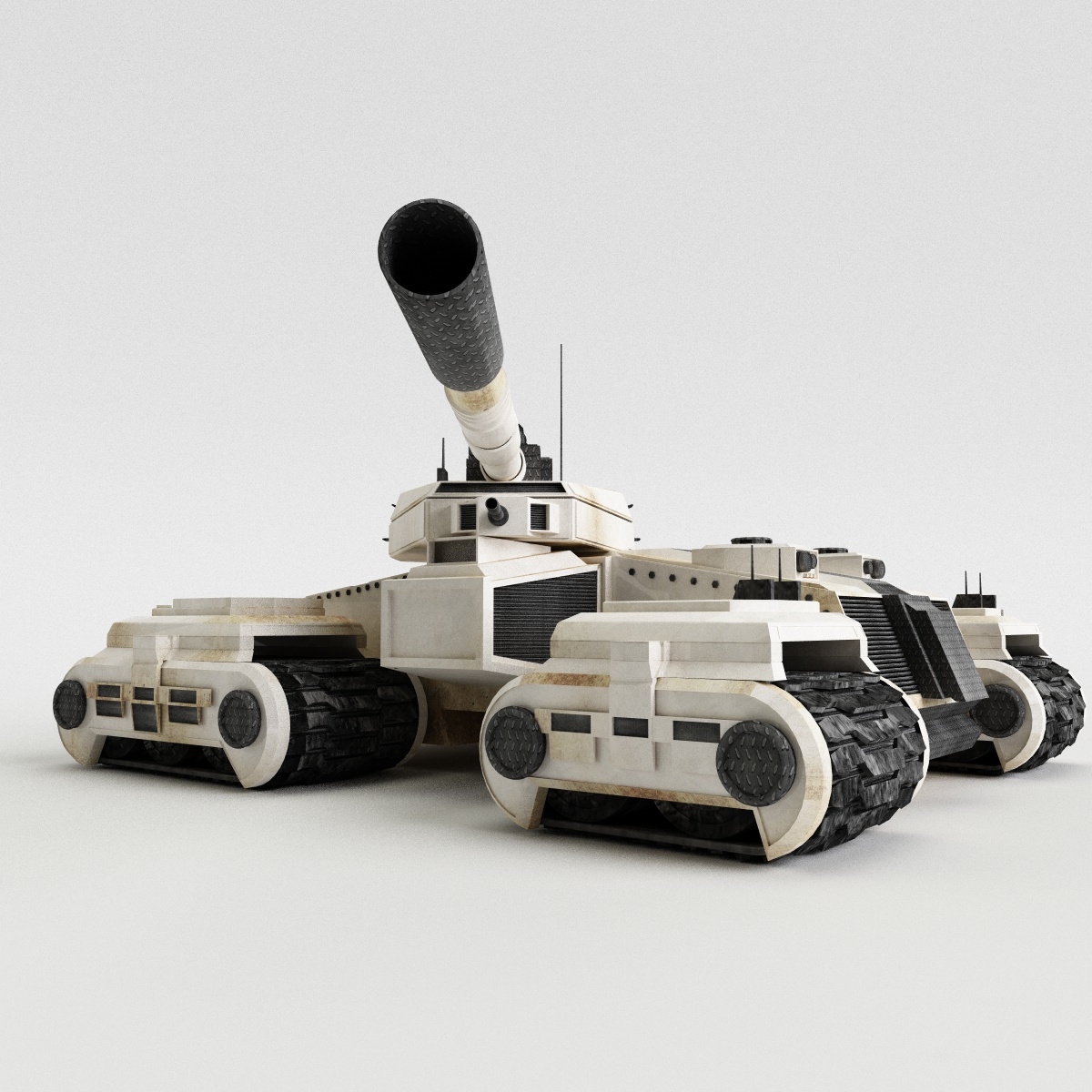 3D sci-fi future tank - TurboSquid 1346193