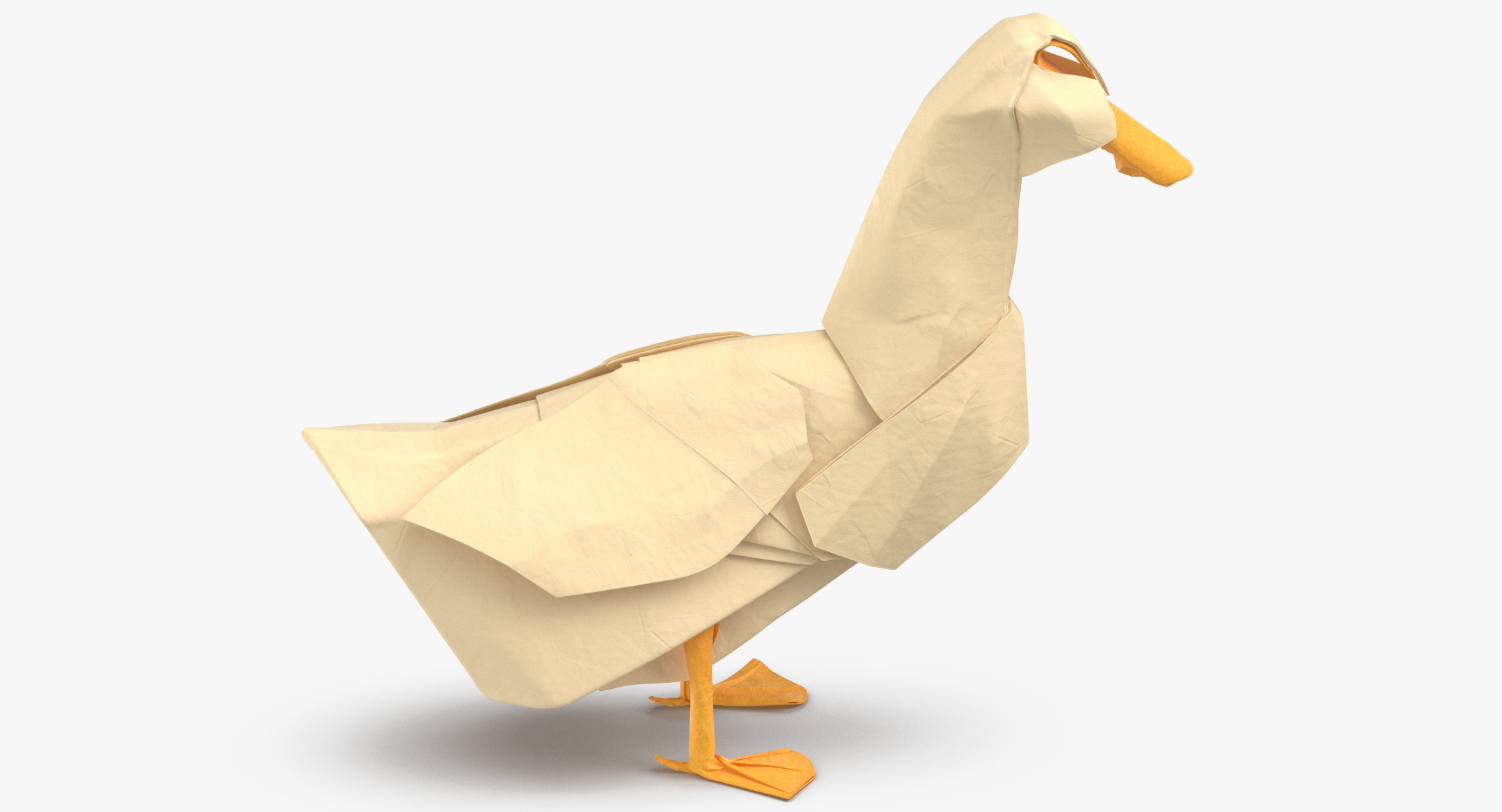 3D duck origami model - TurboSquid 1346253
