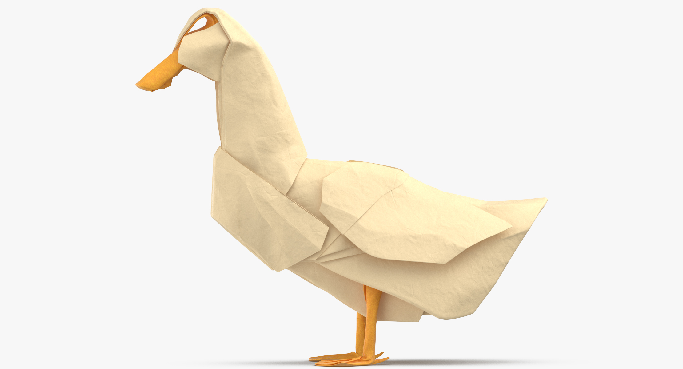 3D duck origami model - TurboSquid 1346253