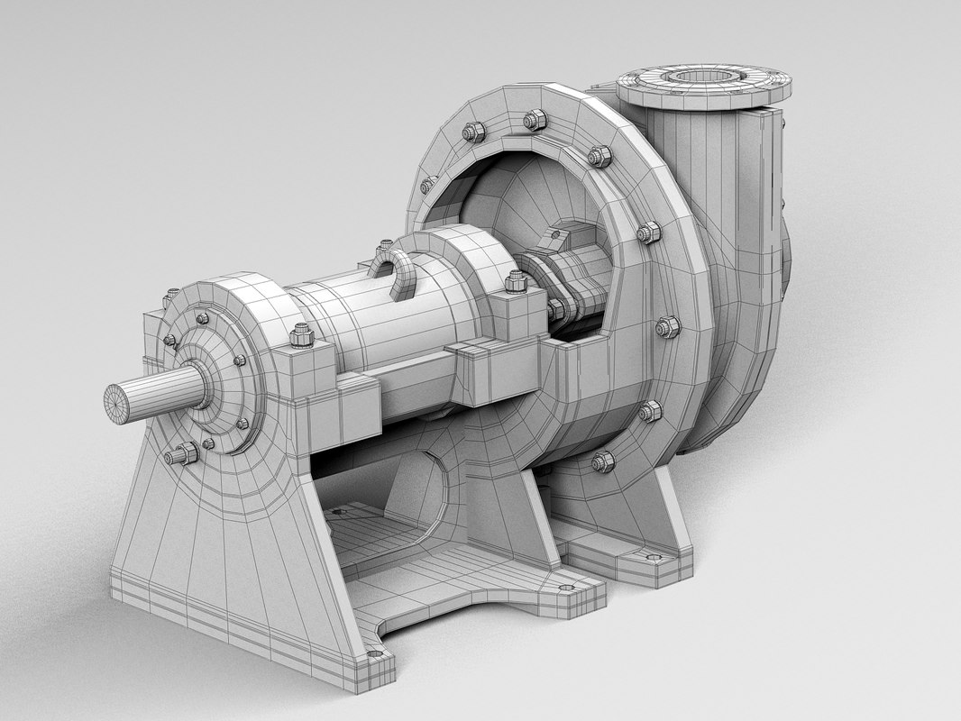 3d centrifugal pumps model